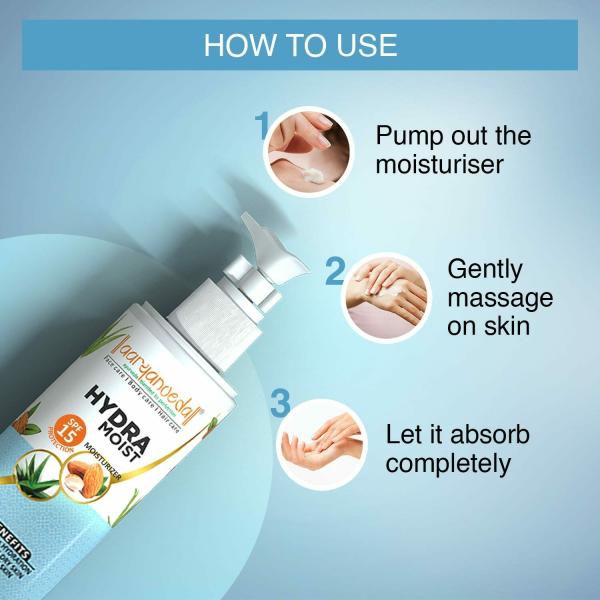 Aryanveda Sunscreen Spf 50 PA+++ UV With Hydra Moisturizer spf 15 For Sunprotective 260g each ...