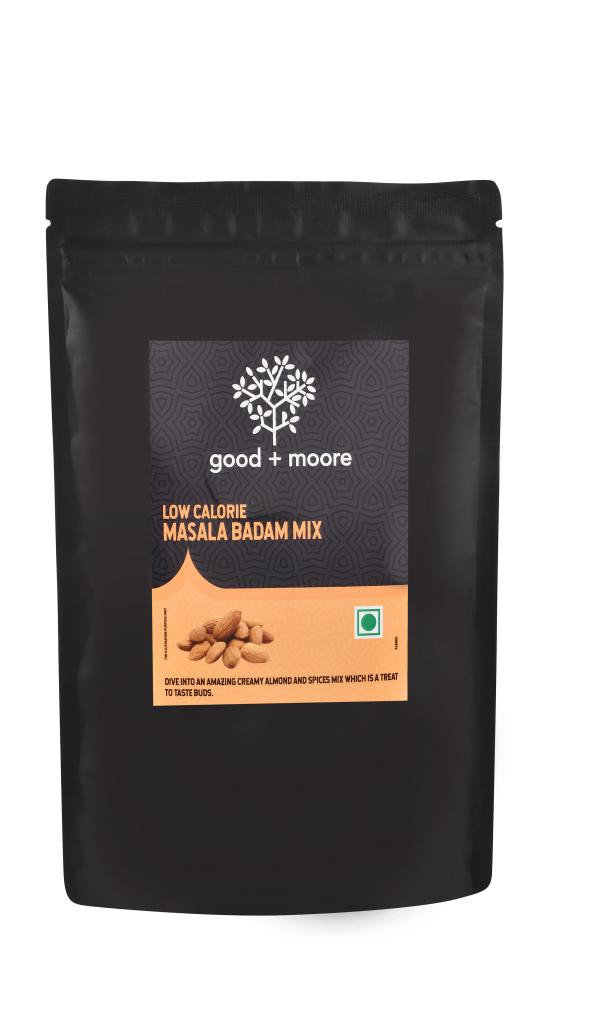 GOOD+MOORE Low Calorie Masala Badam Mix 500 gm | Instant Milk Drink Mix ...