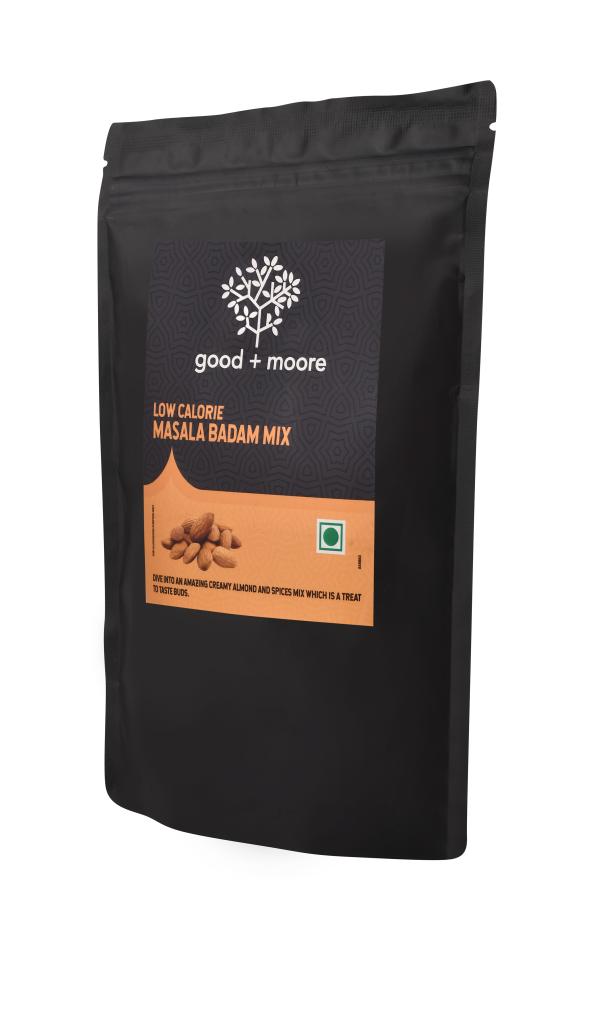 GOOD+MOORE Low Calorie Masala Badam Mix 500 gm | Instant Milk Drink Mix ...