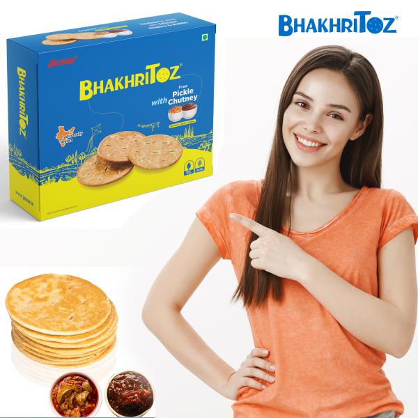 Jesar Namkeen Snacks Combo Achari Khakhra 200g -1 pc And BhakhriToz ...