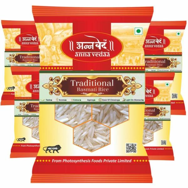 ANNA VEDAA Basmati Rice Traditional 1 kg ( Pack of 5) - JioMart