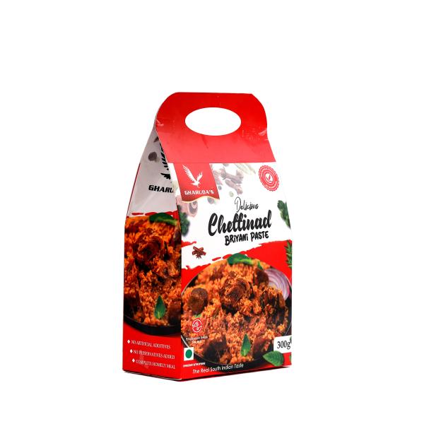 GHARUDA FOODS Chettinadu Briyani Mix 300 Grams with No Added ...