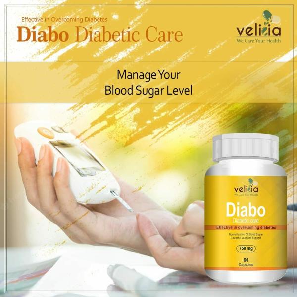 Velicia Herbal Diabo For Endocrine Health and Diabetes Control 750 mg ...