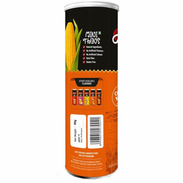 Hangrow Mini Thins a Healthy SnackTomato Chilli,Cheese 90g (Pack of 2 ...