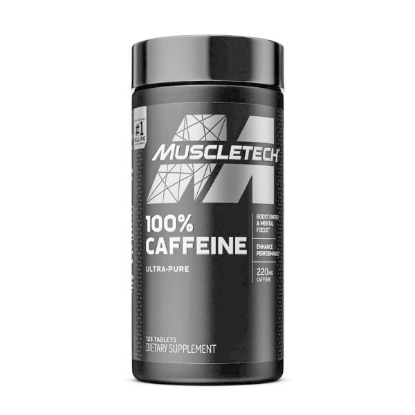 MuscleTech 100% Caffeine, 125 tablet(s) - JioMart