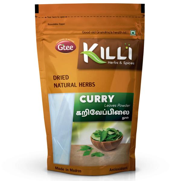 KILLI Curry | Kariveppilai | Karivepaku | Karibevu Leaves Powder, 100g ...