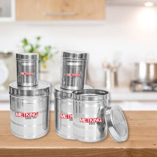 METKING Rust Proof and Durable Stainless Steel Kitchen Storage ...