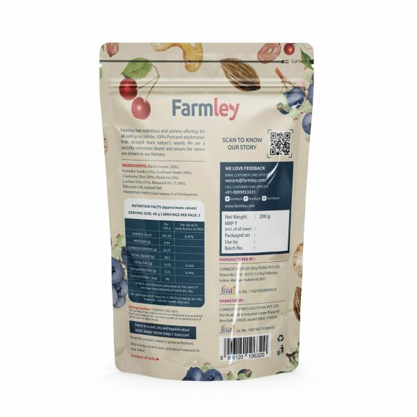Farmley 7 in 1 Nutty Trail Mix Protein Rich Snack Jar 200 g - JioMart