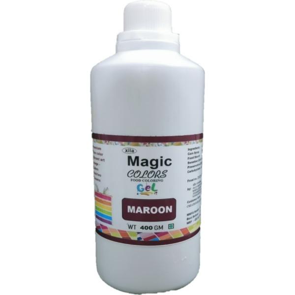 Xila Magic Maroon Edible Food Gel Color - 400 g - JioMart