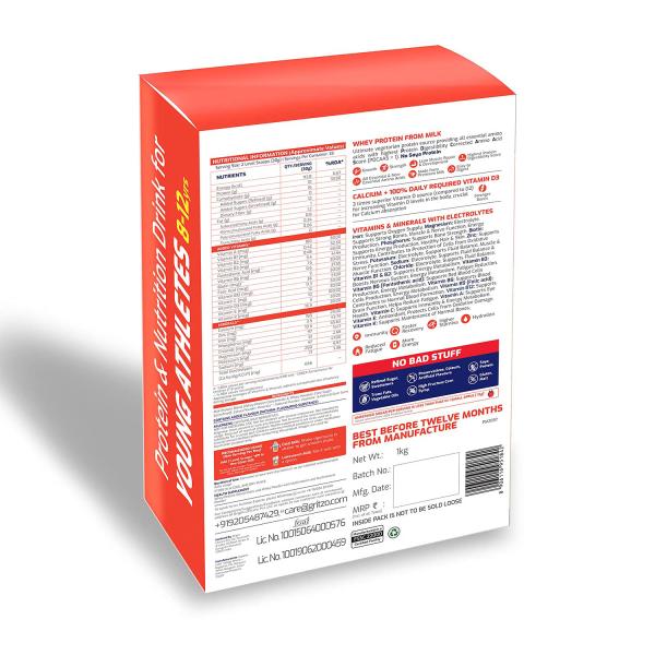 Gritzo SuperMilk 8-12y (Young Athletes), Kids Nutrition & Health Drink ...