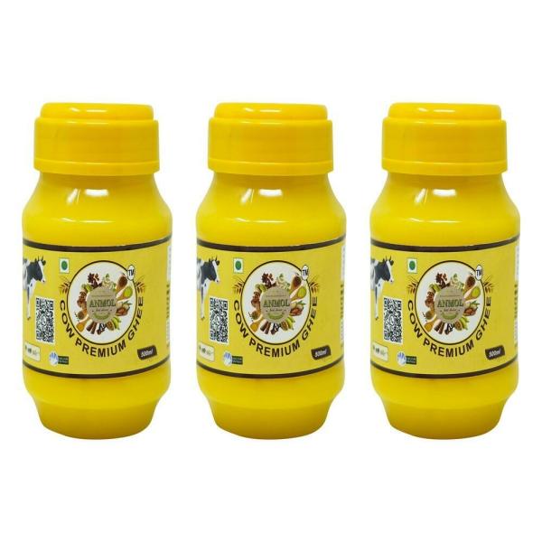 ANMOL DESI COW GHEE 100% Natural Cow Ghee 500ML| Quality Desi Ghee 500 ...