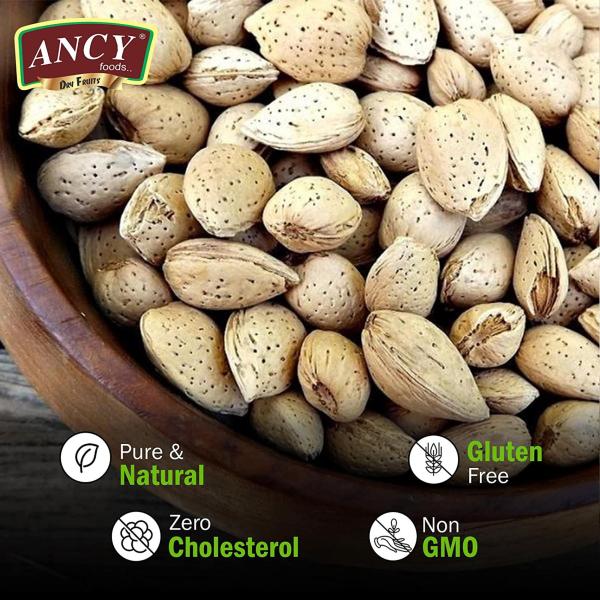 Ancy Kagazi Badam 1 kg (4 X 250 g) | Badam| Kagazi Badam| Almond | High ...