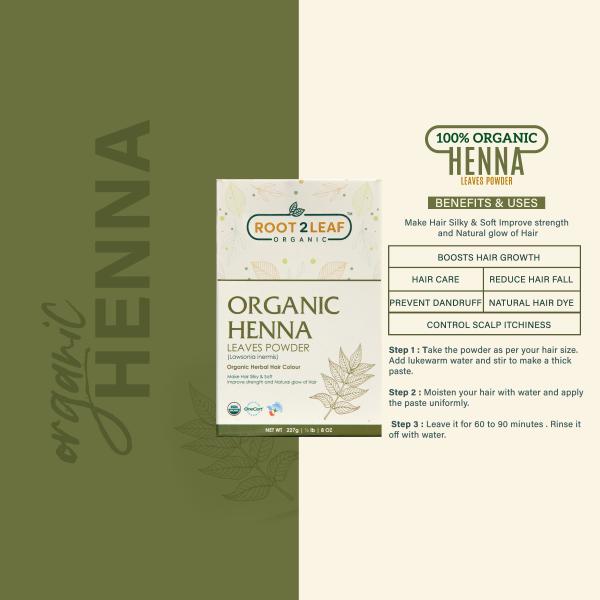 Organic Henna Leaves Powder - JioMart