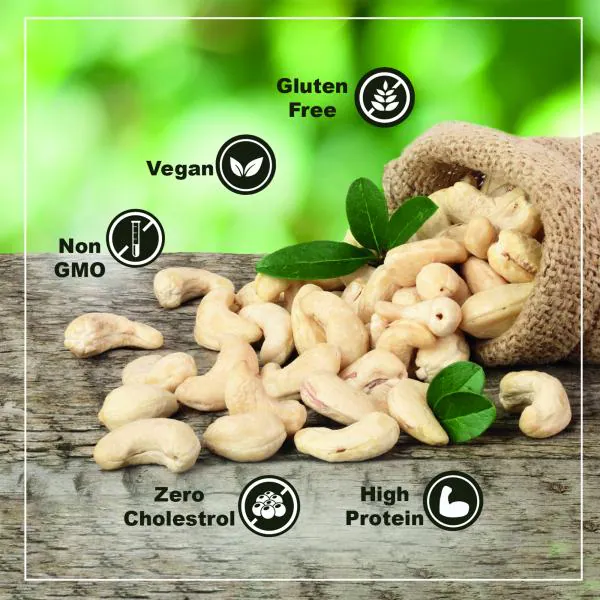 Wonderland Foods Rosted & Salted Flavoured Cashew (Kaju) 1Kg (200g X 5) - JioMart