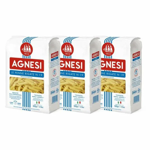 Agnesi Penne Pasta, 500g, Pack of 3, Product of Italy - JioMart