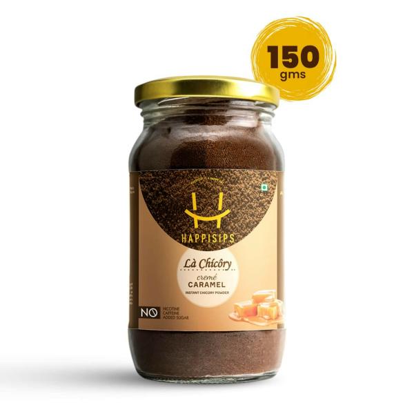 Happisips Instant Chicory Root Powder, Caramel Flavour Chicory Powder ...
