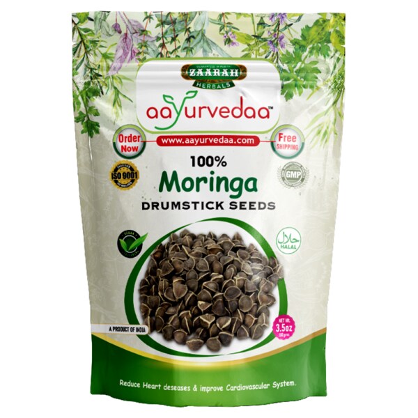 Aayurvedaa Moringa Seeds100gms Each - Reduce Heart diseases and improve ...