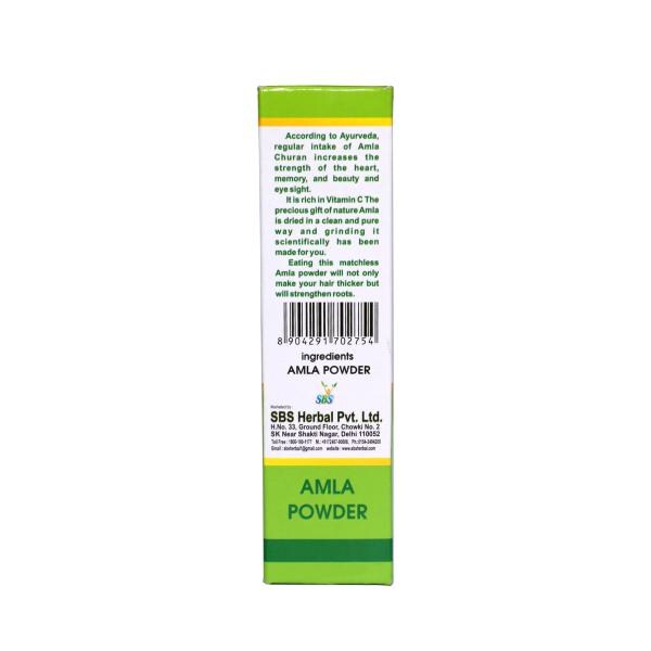 SBS Herbal Amla Hair Powder - 100% Organic For Hair Growth & Damage ...