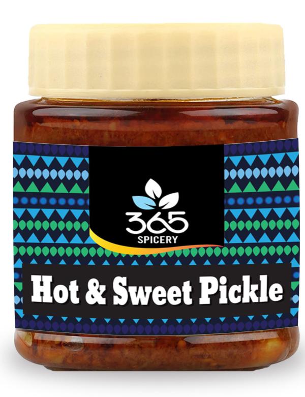 365 SPICERY Hot & Sweet Pickle 250g Jar Pack - JioMart