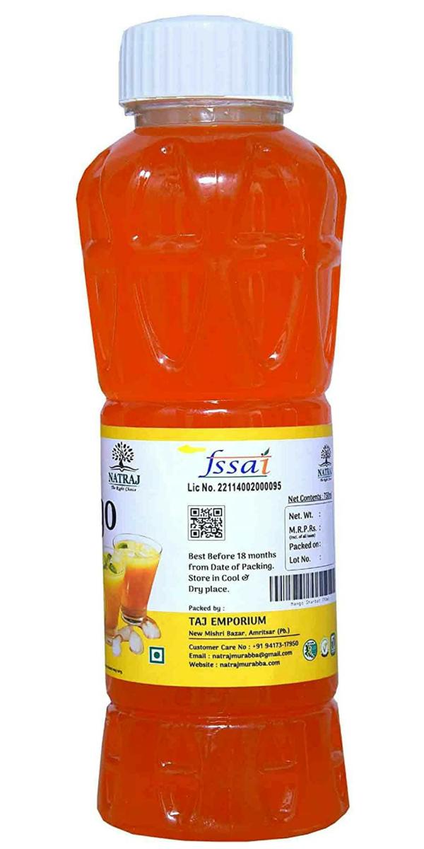 Natraj The Right Choice Rose Sharbat and Mango Sharbat Syrup - (750 X 2 ...