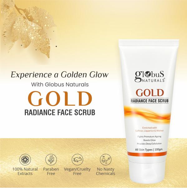 Gold face scrub pack of 3 - JioMart
