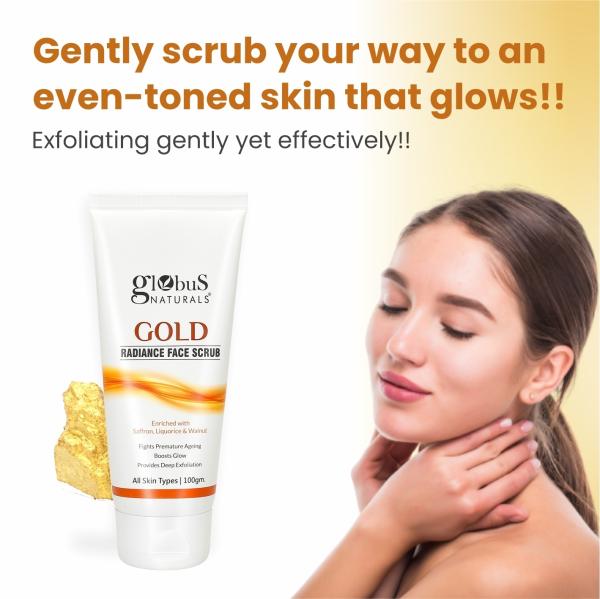 Gold face scrub pack of 3 - JioMart