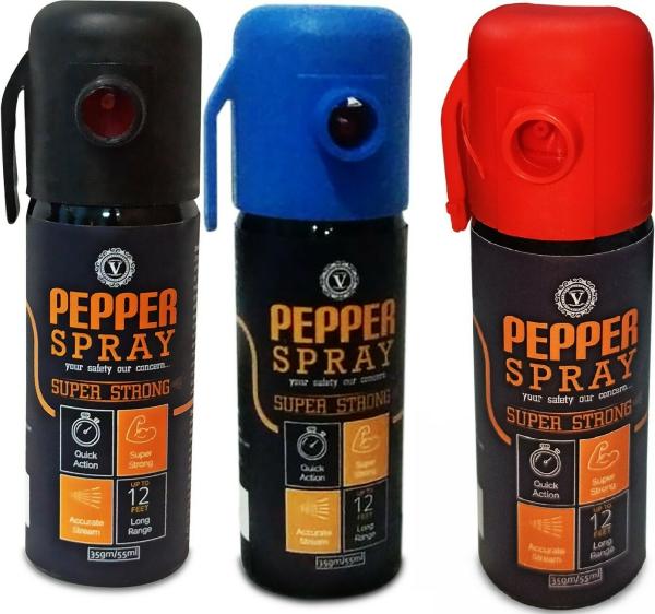 Pepper Stream Spray Pack of 3 (Red+Black+Blue) PK-1 - JioMart