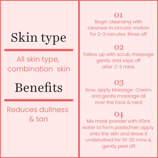 O3+ D-tan Facial Kit With Peel Off Mask - JioMart