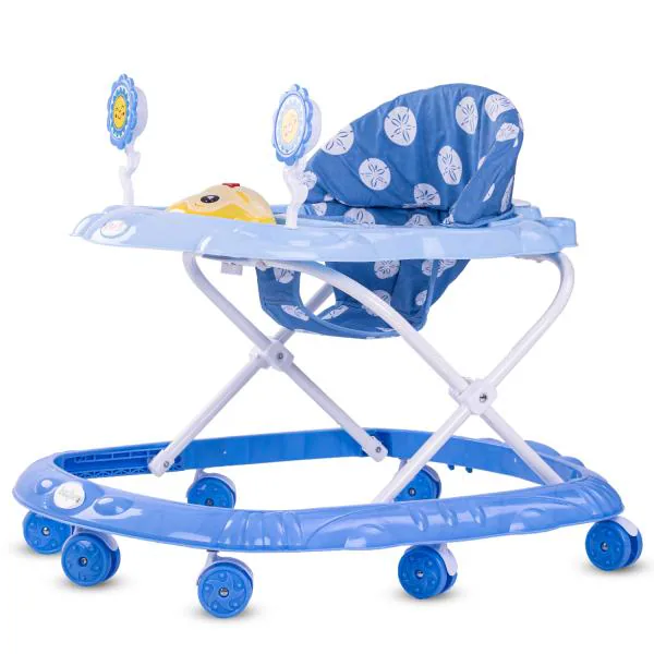 Baybee Blue Ziggy Musical Baby Activity Walker with Adjustable Height ...