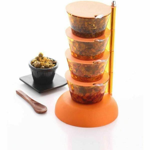 APRON Pickle Container 360 Degree Rotating Spice Rack - JioMart