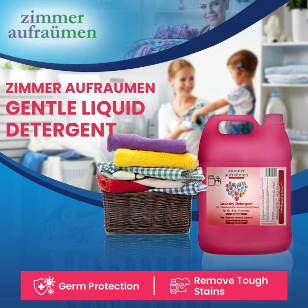 Zimmer Aufraumen Top Load Liquid Detergent (5 Liters) - JioMart