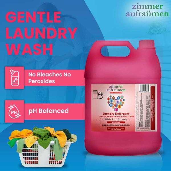 Zimmer Aufraumen Top Load Liquid Detergent (5 Liters) - JioMart