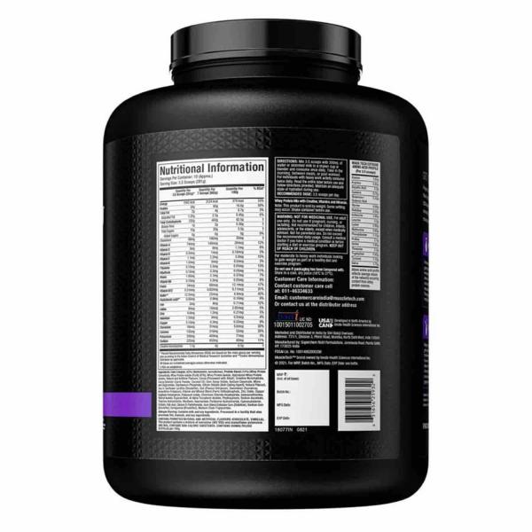 MuscleTech MassTech Extreme 2000 Weight Mass Gainer Triple Chocolate ...