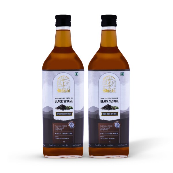JANKI'S SHUCHI WOOD PRESSED SESAME OIL - 1L (Pack Of 2) - JioMart