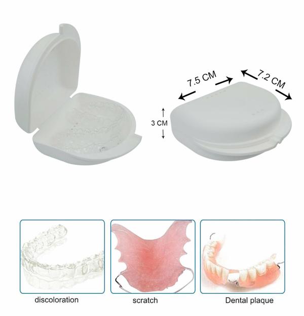 Dentosmile Dental Orthodontic Retainer/Aligner Case/Box/Mouth Guard and ...