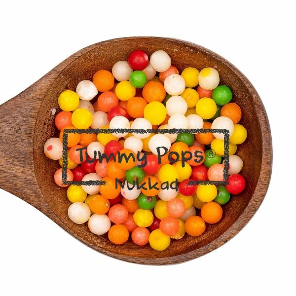Tummy Pops Fruit Balls Candy for Kids| Colourful Hard Candy Sweet ...