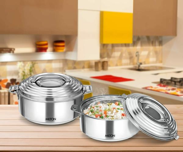 Milton Galaxia 1000 Insulated Stainless Steel Casserole, 1250 ml (1.3 ...