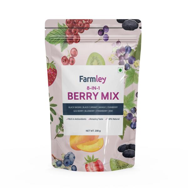 Farmley 8 in 1 Tasty Berry Mix Rich in Antioxidants 200 g - JioMart