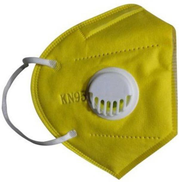 Benison India Yellow N95 Face Mask (Pack Of 10) - JioMart