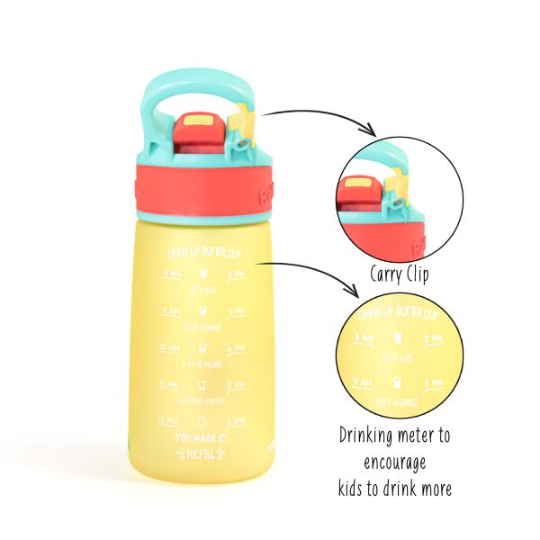 Rabitat Snap Lock Sipper Bottle (410ml, Mad Eye) - JioMart