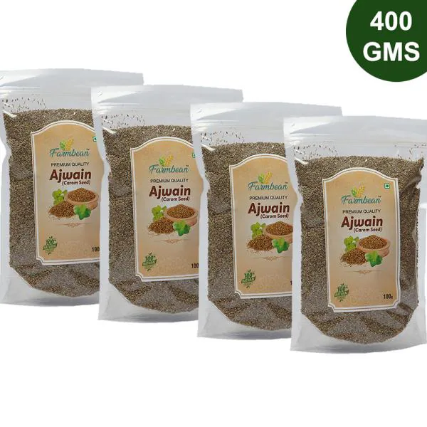 Farmbean Whole Ajwain Seed | Carom Seeds | Ajamo|Vaamu - 400 Grams ...