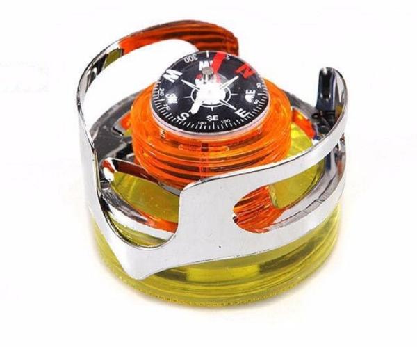 Dhairya Creations Compass Shape Lemon Fragrance Yellow Car Perfume For ...