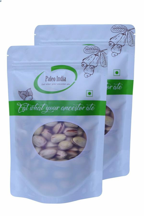 Paleo India Roasted & Salted Pistachios Dried Fruits Whole Shelled Pista Dry Fruits and Nuts 400 ...