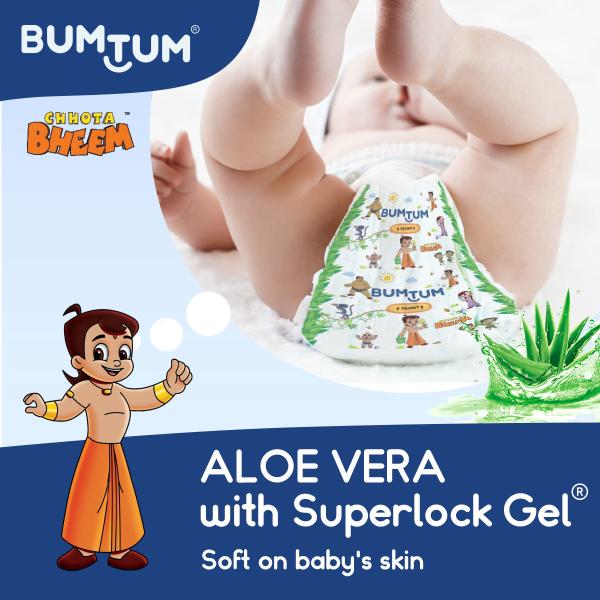 Bumtum Chhota Bheem Premium Baby Pull-Up Diaper Pants with Aloe Vera ...