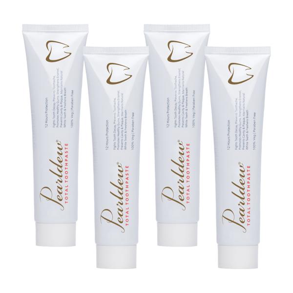 Pearldew Total Toothpaste (100 gm Pack of 4)|Enriched with Potassium ...