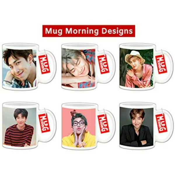 Mug Morning BTS RM Mug Rap Monster Mug BTS Rap Monster Cup RM Coffee ...