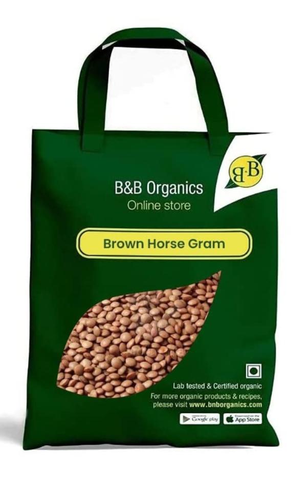 B&B Organics Brown Horse Gram / Kulthi / Kollu / Vulavalu / Horse Gram ...