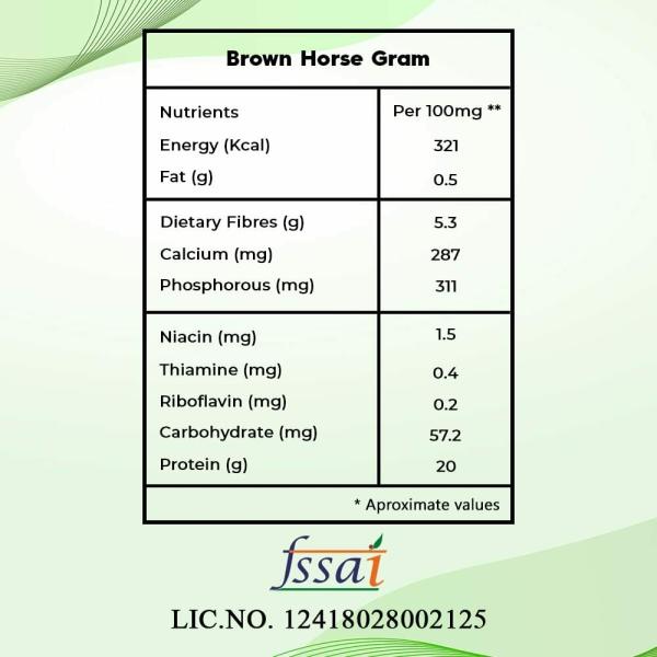 B&B Organics Brown Horse Gram / Kulthi / Kollu / Vulavalu / Horse Gram ...