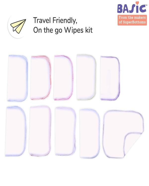 BASIC 100% Cotton Terry Face Towel/Washcloth for baby. Extra soft ...