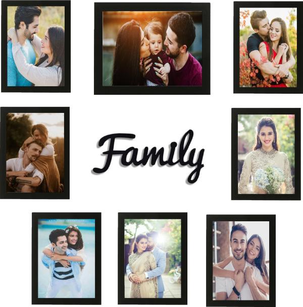 Lacuna Wood Personalized, Customized Reel Photo Collage - 8 Photos ...